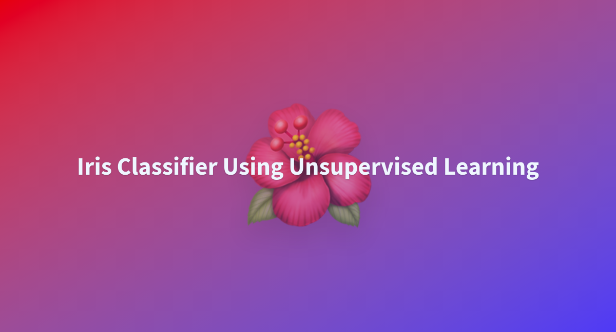 Cognitivescience Iris Classifier Using Unsupervised Learning · Discussions