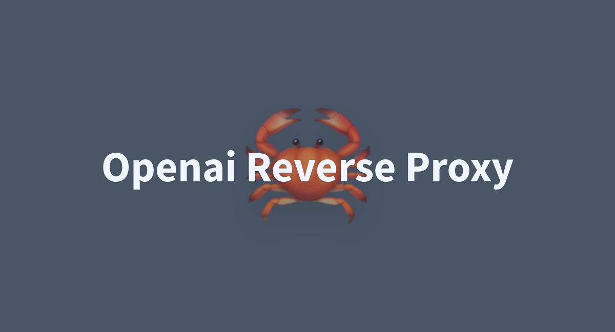 Openai Reverse Proxy - a Hugging Face Space by CrimsonGamerLOL Openai Reverse Proxy - a Hugging Face Space by CrimsonGamerLOL
