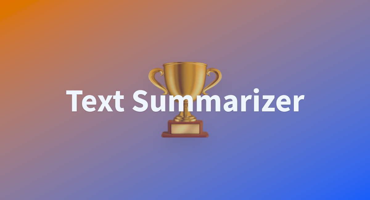App Py · Daniela C Text Summarizer Ai At Main