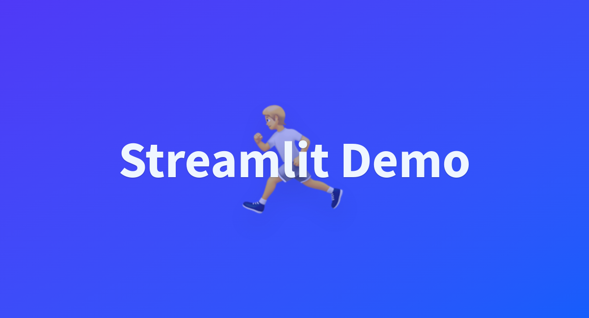 Streamlit Demo - a Hugging Face Space by Davies Streamlit Demo - a Hugging Face Space by Davies