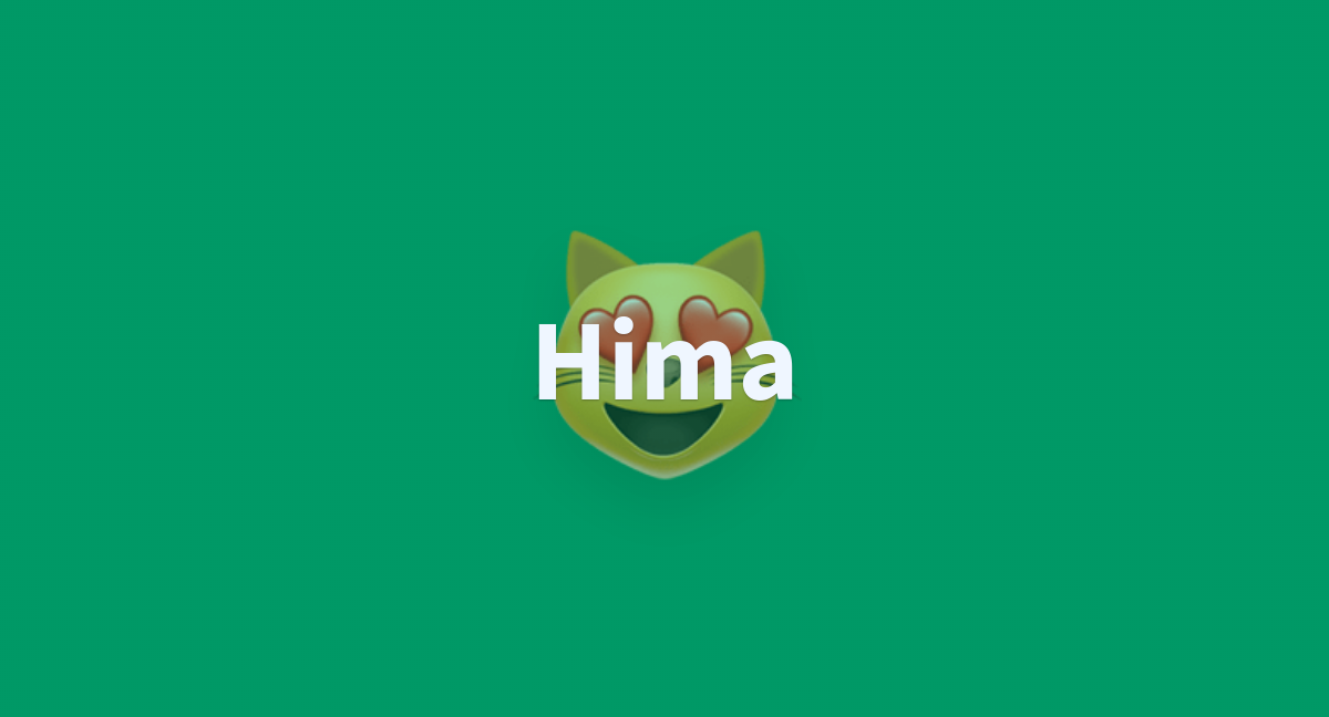 Hima A Hugging Face Space By Hima14