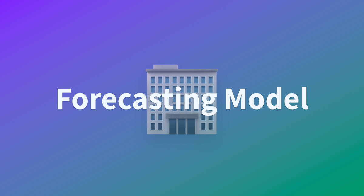Forecasting Model A Hugging Face Space By Jyotiyadav