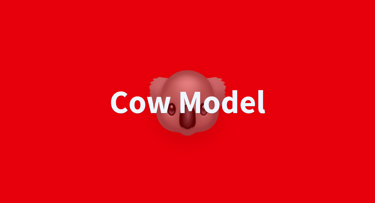 Cow Model A Hugging Face Space By Kahraman42