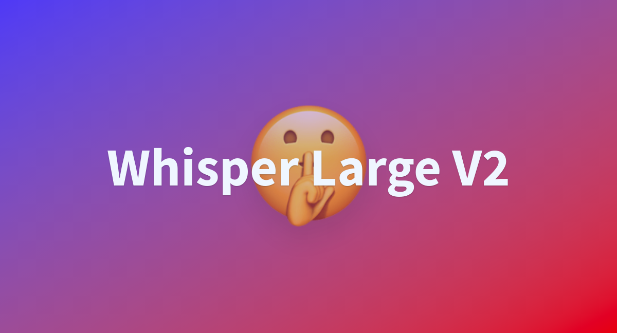 Whisper Large V2 - a Hugging Face Space by Malek-AI Whisper Large V2 - a Hugging Face Space by Malek-AI