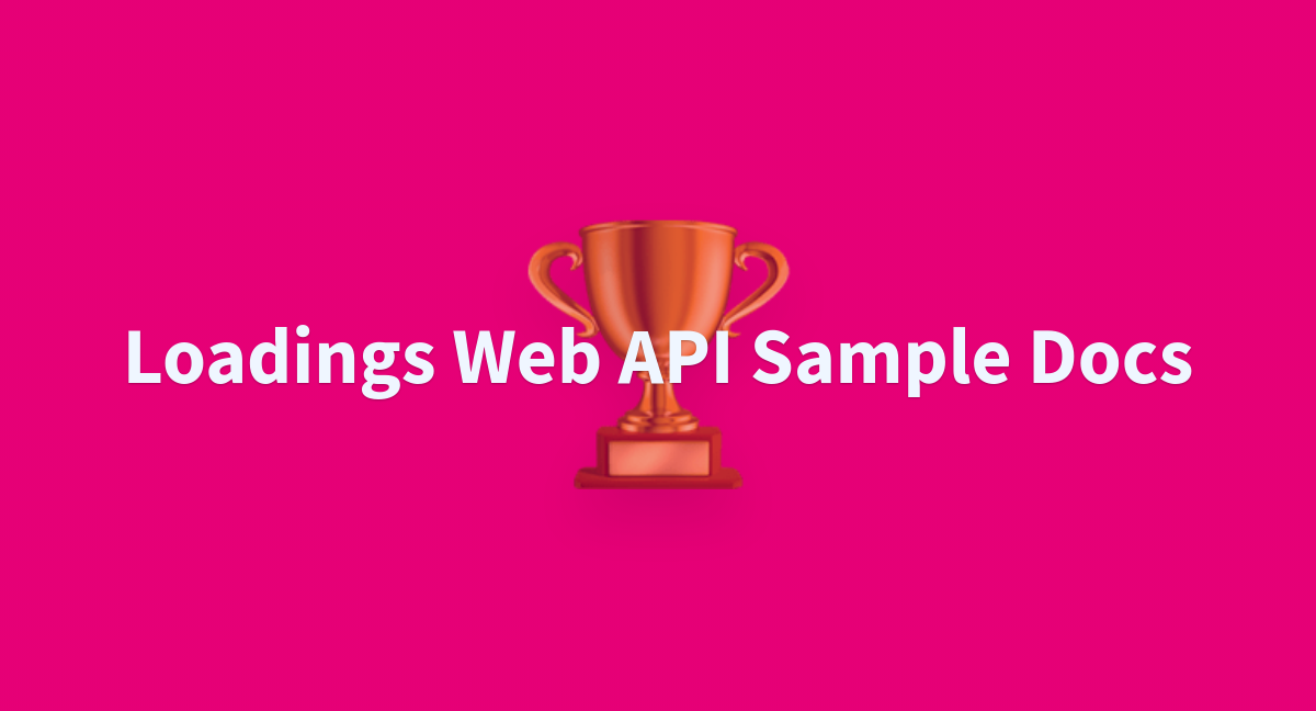 Loadings Web Api Sample Docs - a Hugging Face Space by Myxogastria0808 Loadings Web Api Sample Docs - a Hugging Face Space by Myxogastria0808