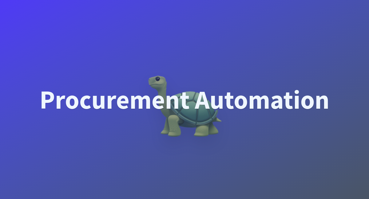 README.md · Nehal61/Procurement_automation at main README.md · Nehal61/Procurement_automation at main