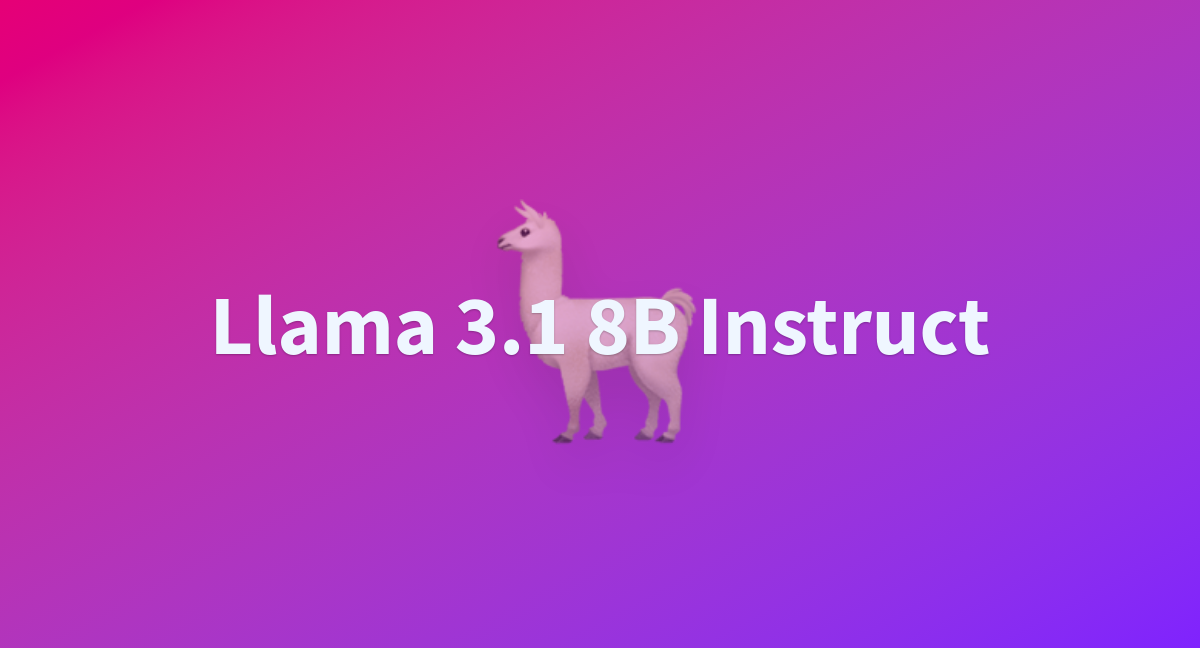 Nymbo/Llama-3.1-8B-Instruct-Inference · Discussions Nymbo/Llama-3.1-8B-Instruct-Inference · Discussions