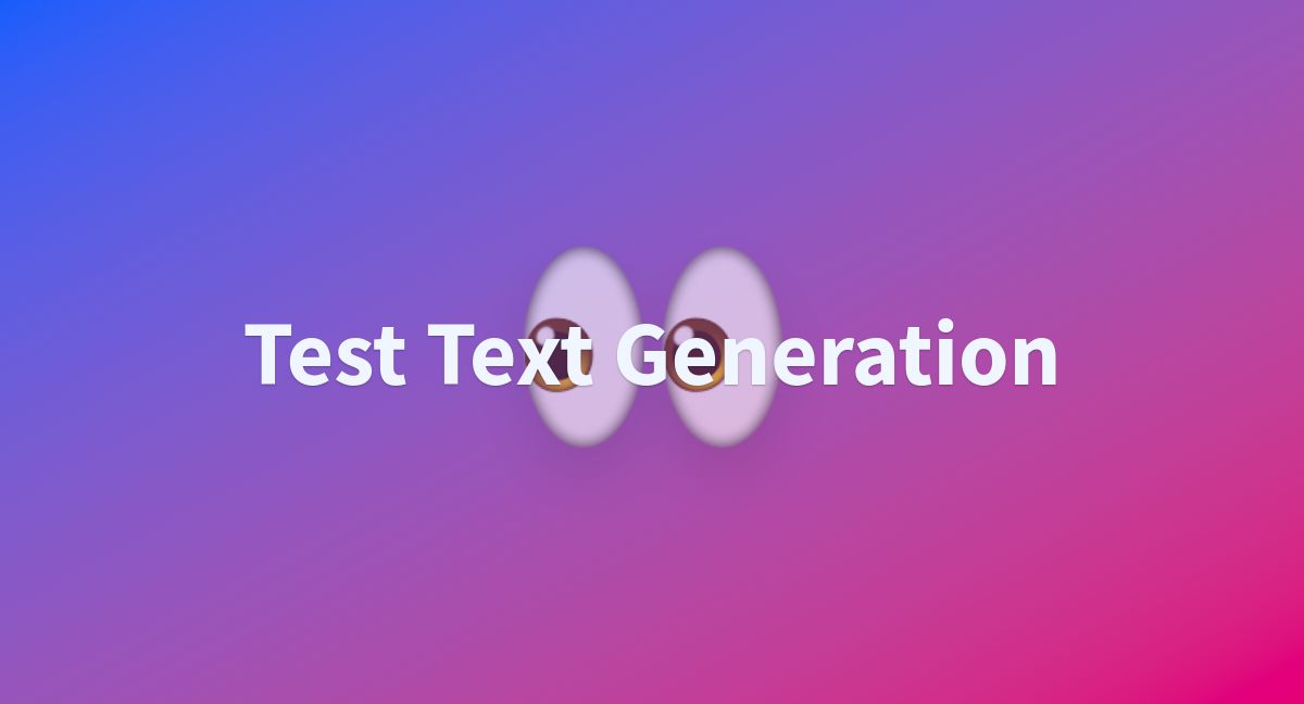 Test Text Generation A Hugging Face Space By Pawelswitalski