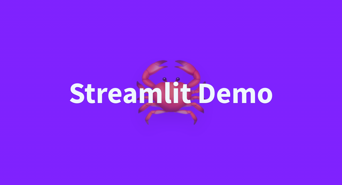 Streamlit Demo - a Hugging Face Space by PrLeung Streamlit Demo - a Hugging Face Space by PrLeung