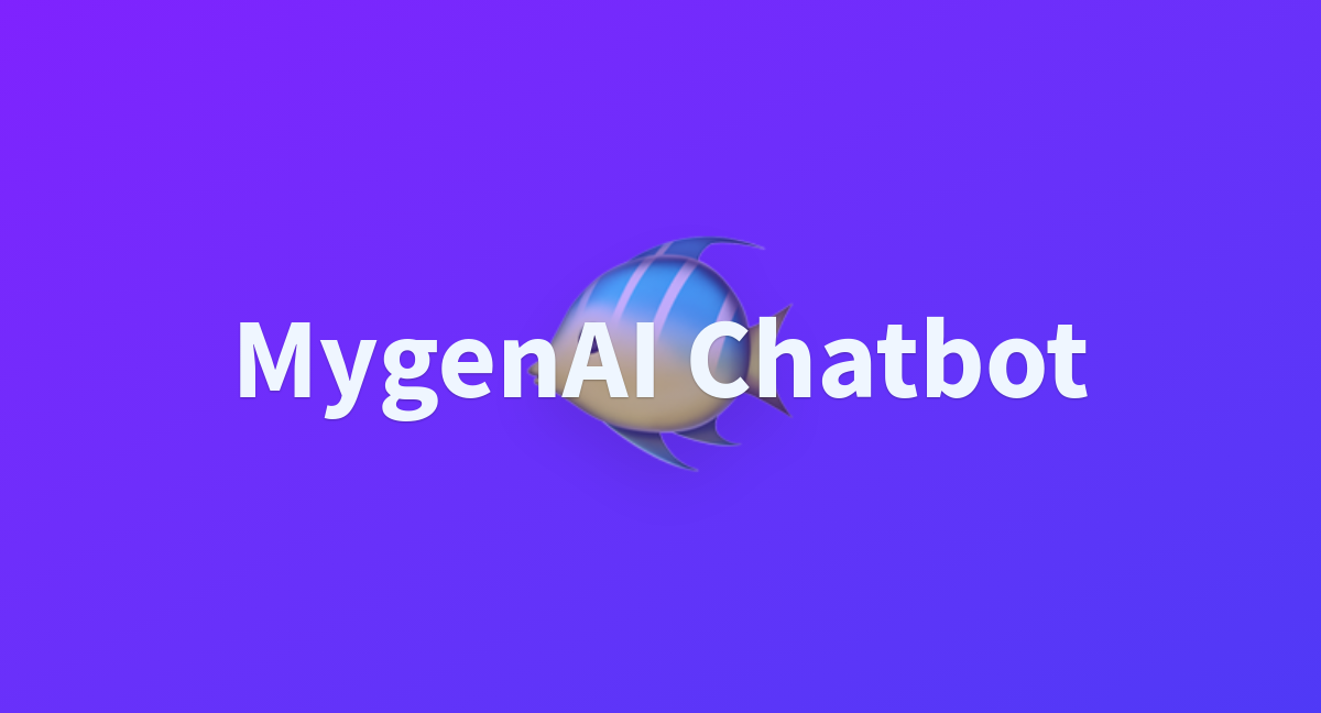 MygenAI Chatbot - a Hugging Face Space by Ragasudha MygenAI Chatbot - a Hugging Face Space by Ragasudha