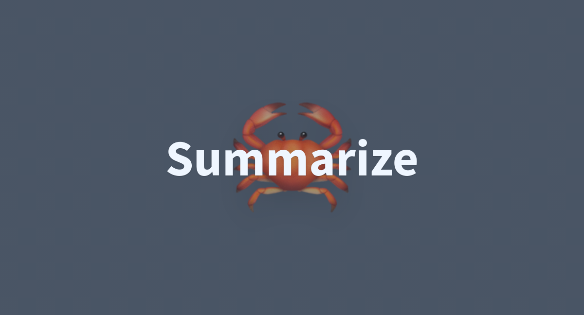 Summarize - a Hugging Face Space by Rsamala Summarize - a Hugging Face Space by Rsamala