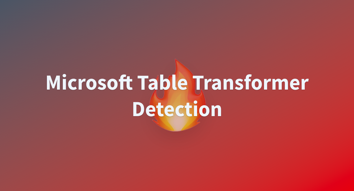 Shankarm08microsoft Table Transformer Detection At Main 7193