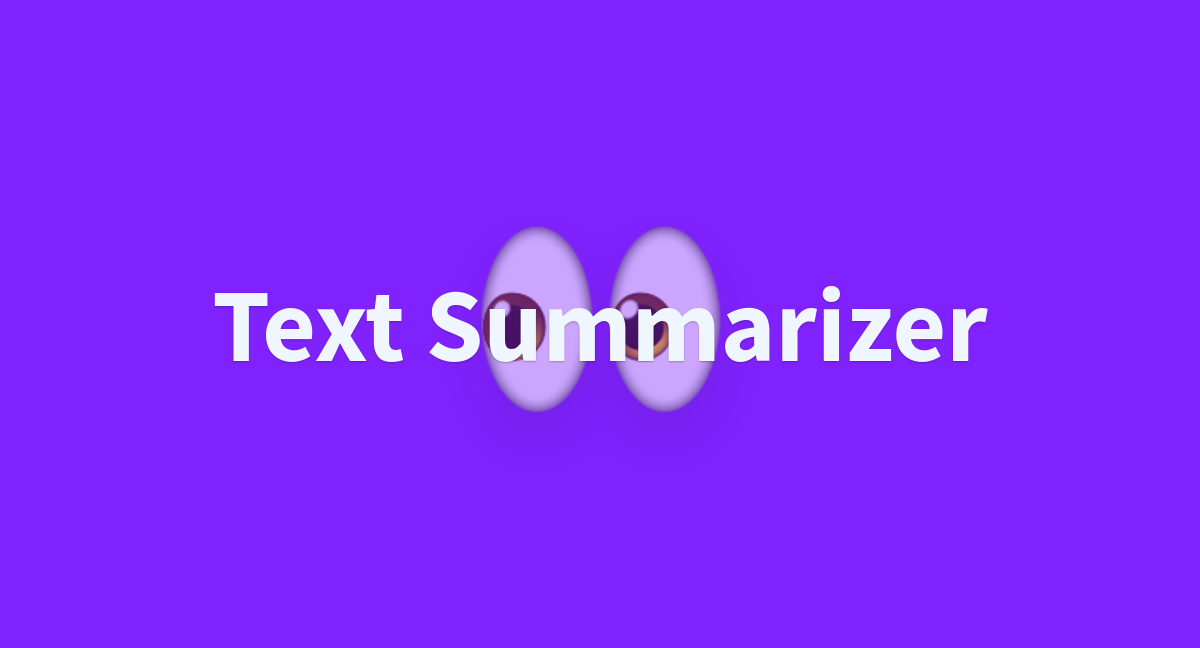 SumayyaAli/text-summarizer at main SumayyaAli/text-summarizer at main
