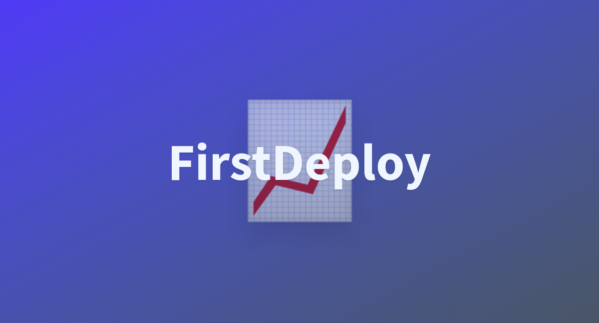FirstDeploy - a Hugging Face Space by ThibaultDPS FirstDeploy - a Hugging Face Space by ThibaultDPS