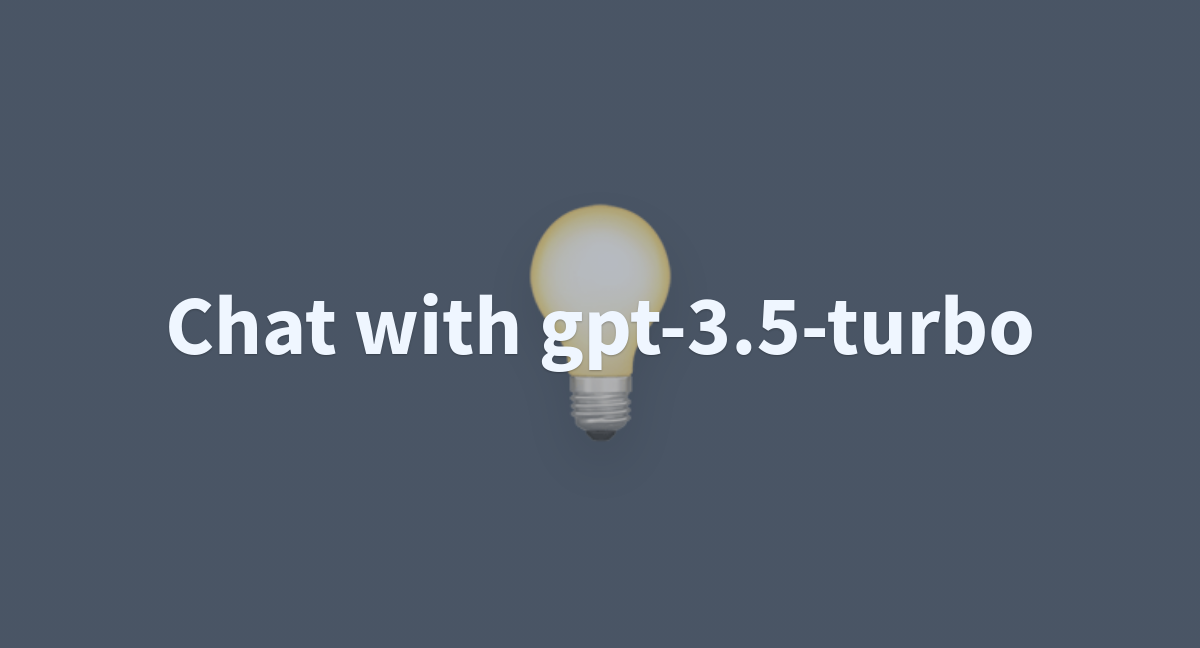 Chat with gpt-3.5-turbo - a Hugging Face Space by TrueSchumi Chat with gpt-3.5-turbo - a Hugging Face Space by TrueSchumi