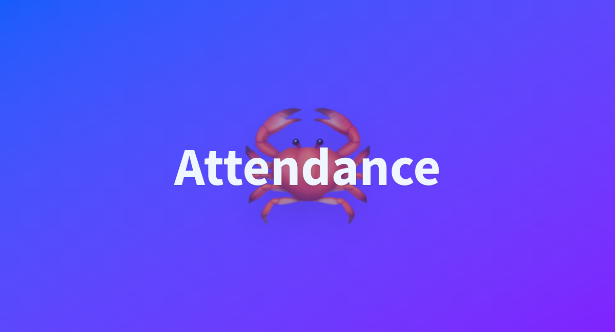 Attendance - a Hugging Face Space by Tshewang017 Attendance - a Hugging Face Space by Tshewang017