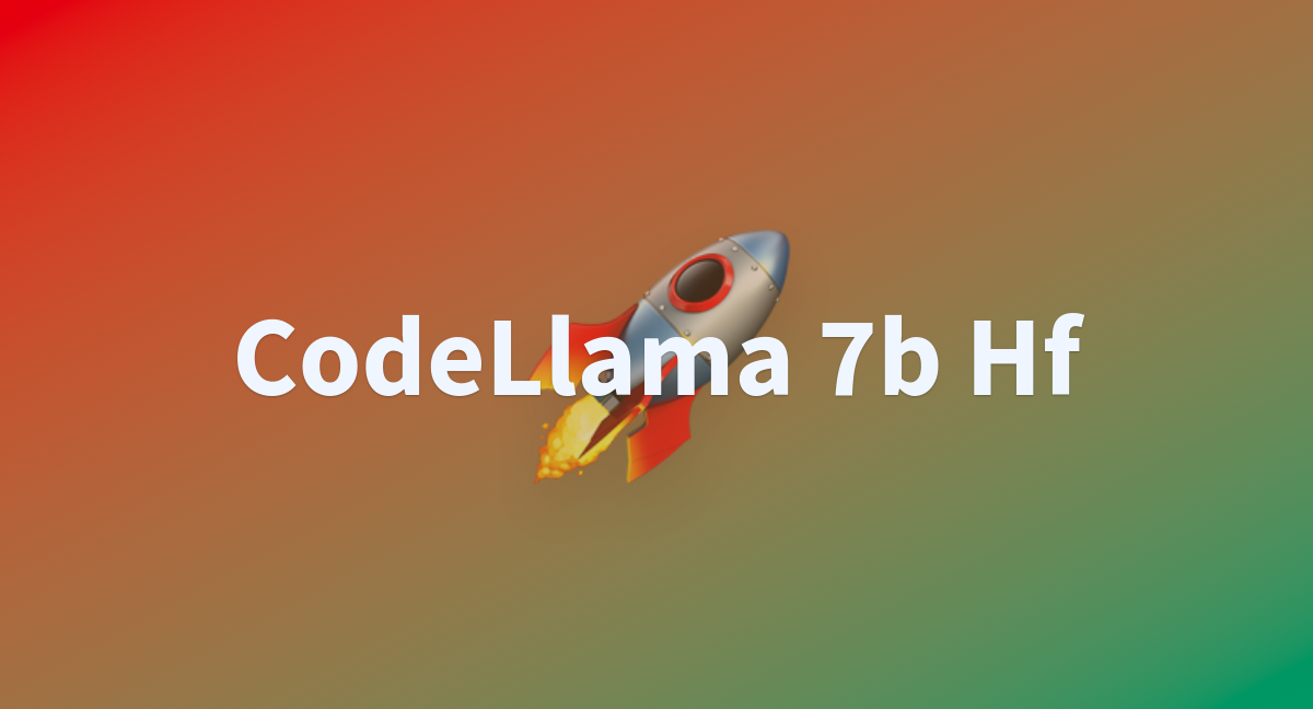 CodeLlama 7b Hf - a Hugging Face Space by VTechAI CodeLlama 7b Hf - a Hugging Face Space by VTechAI