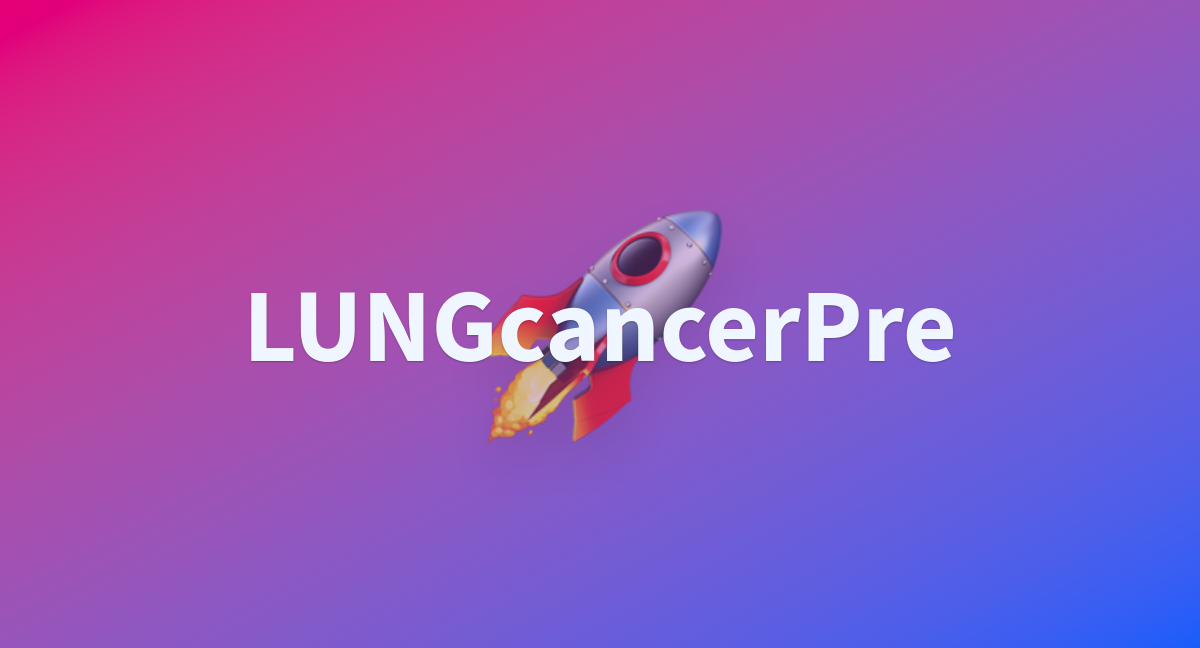 WS12-11/LUNGcancerPre at main WS12-11/LUNGcancerPre at main
