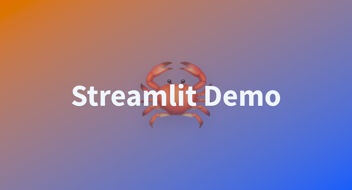 Streamlit Demo - a Hugging Face Space by WenjunJi Streamlit Demo - a Hugging Face Space by WenjunJi