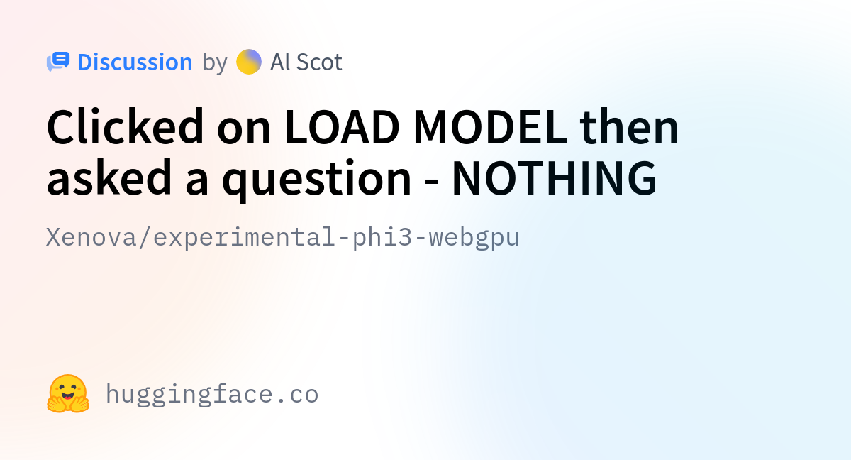 Xenova/experimental-phi3-webgpu · Clicked on LOAD MODEL then asked a ... Xenova/experimental-phi3-webgpu · Clicked on LOAD MODEL then asked a ...