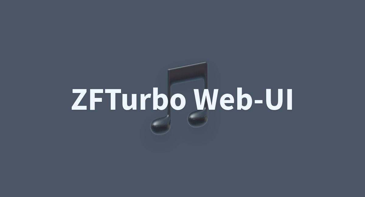 Zfturbo Web Ui A Hugging Face Space By Yeluo0204