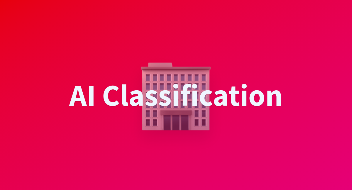 AI Classification - a Hugging Face Space by Yinwenchiu AI Classification - a Hugging Face Space by Yinwenchiu