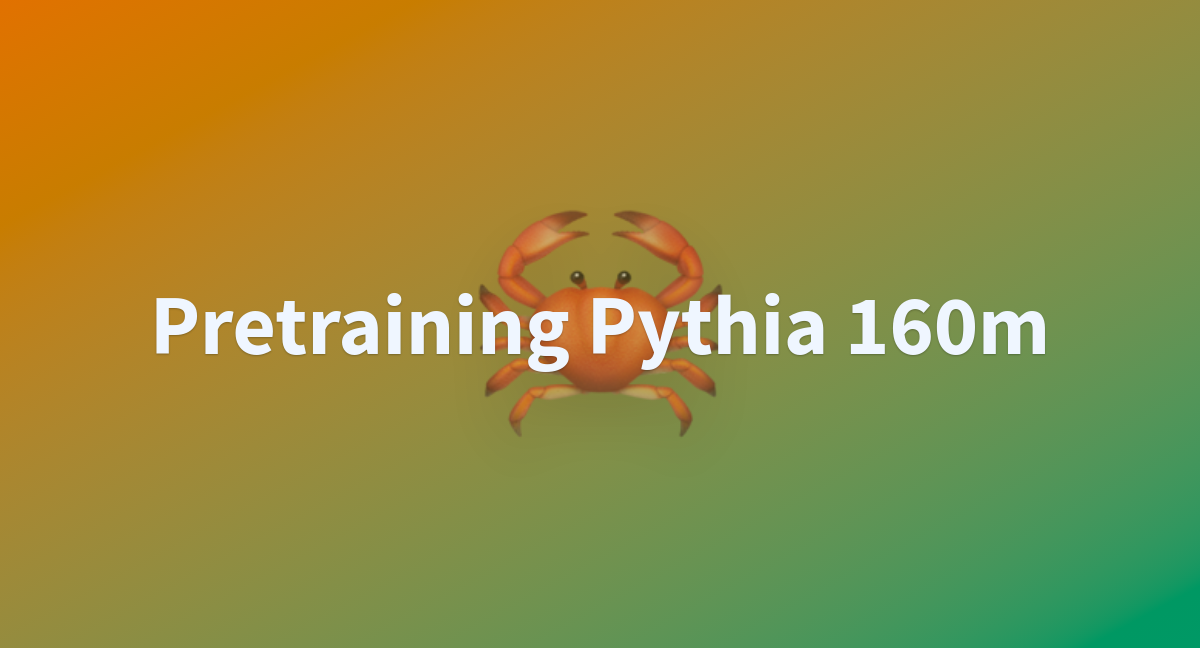 Pretraining Pythia 160m - a Hugging Face Space by anantgupta129 Pretraining Pythia 160m - a Hugging Face Space by anantgupta129