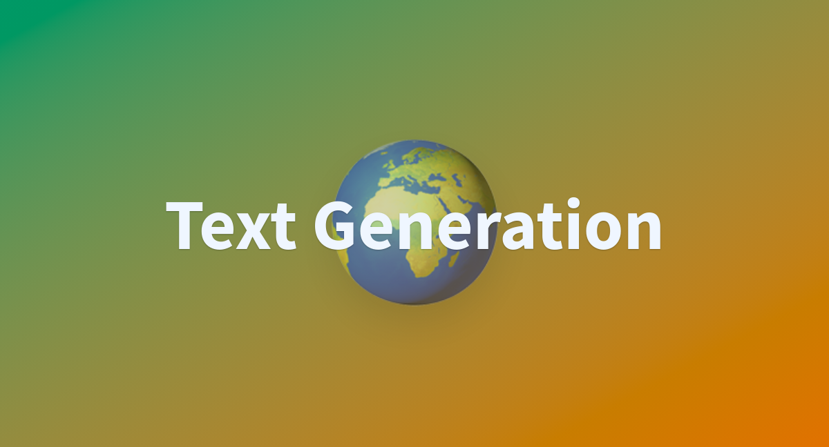 Text Generation - a Hugging Face Space by ankurmondal Text Generation - a Hugging Face Space by ankurmondal