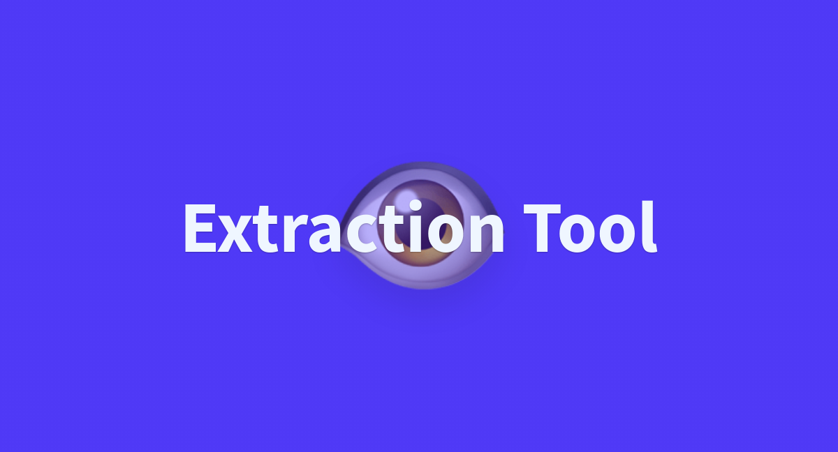 Extraction Tool A Hugging Face Space By Aprilchiang