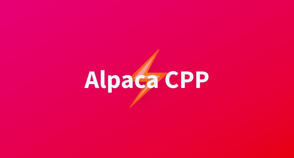 Awinml Alpaca Cpp At Main