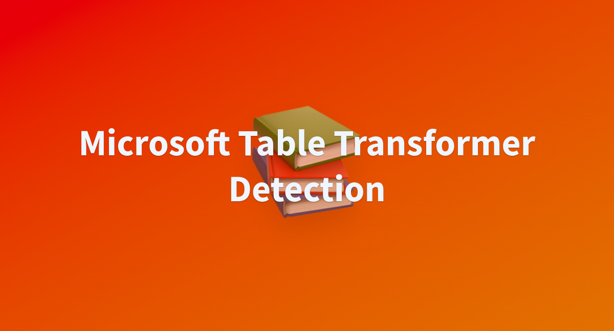 Balaji2452 Microsoft Table Transformer Detection At Main