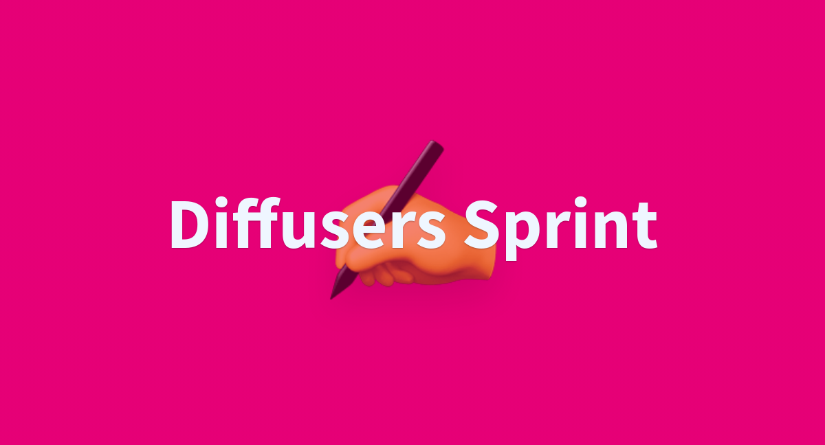 Diffusers Sprint - a Hugging Face Space by dvilasuero Diffusers Sprint - a Hugging Face Space by dvilasuero