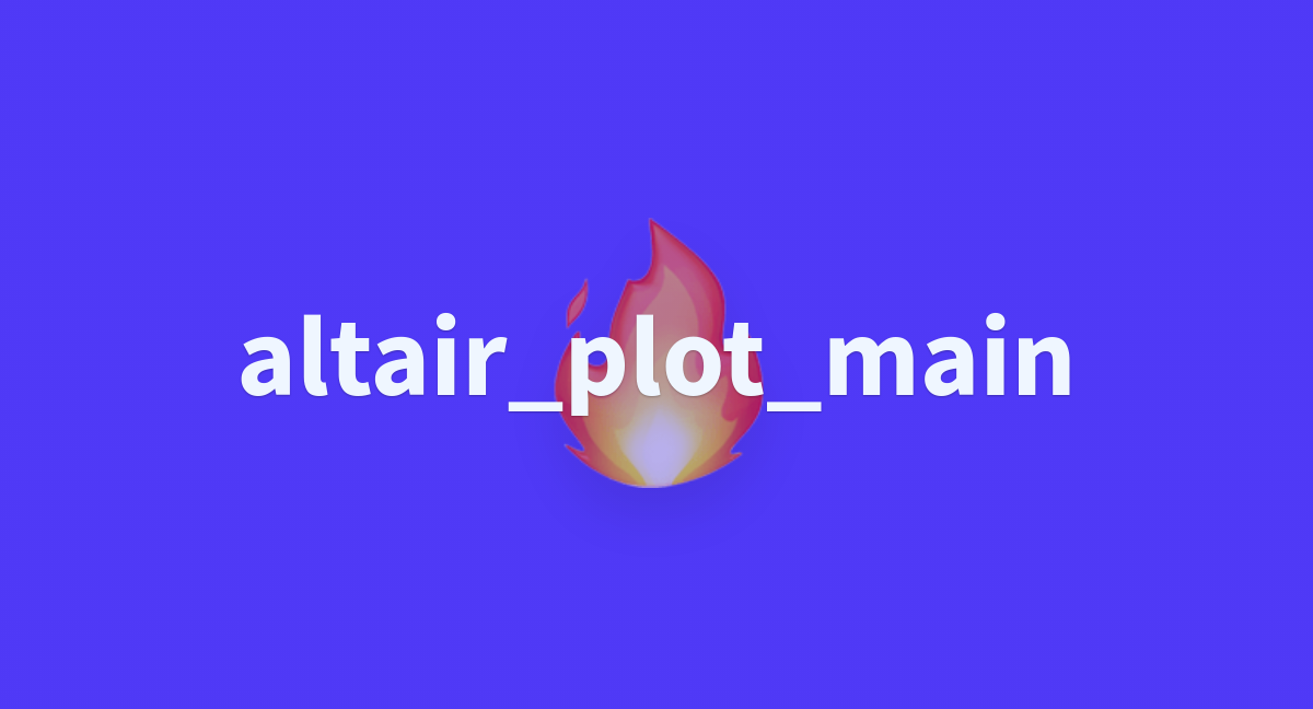 Altair Plot Main A Hugging Face Space By Gradio