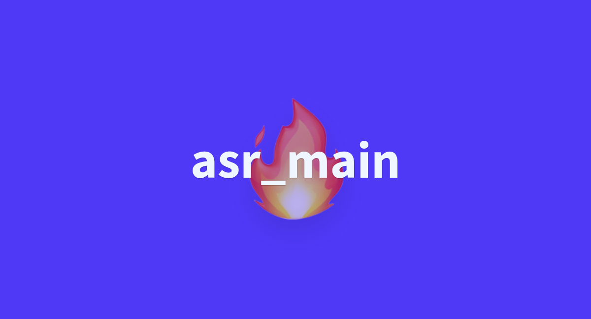 asr_main - a Hugging Face Space by gradio asr_main - a Hugging Face Space by gradio