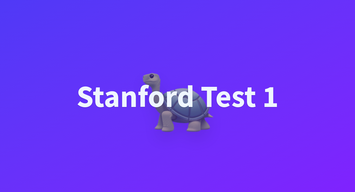 Stanford Test 1 - a Hugging Face Space by hamza50 Stanford Test 1 - a Hugging Face Space by hamza50