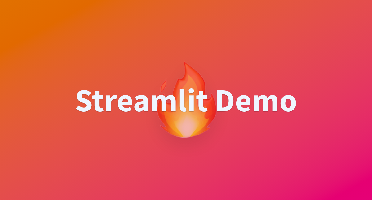 Streamlit Demo - a Hugging Face Space by joelorellana Streamlit Demo - a Hugging Face Space by joelorellana