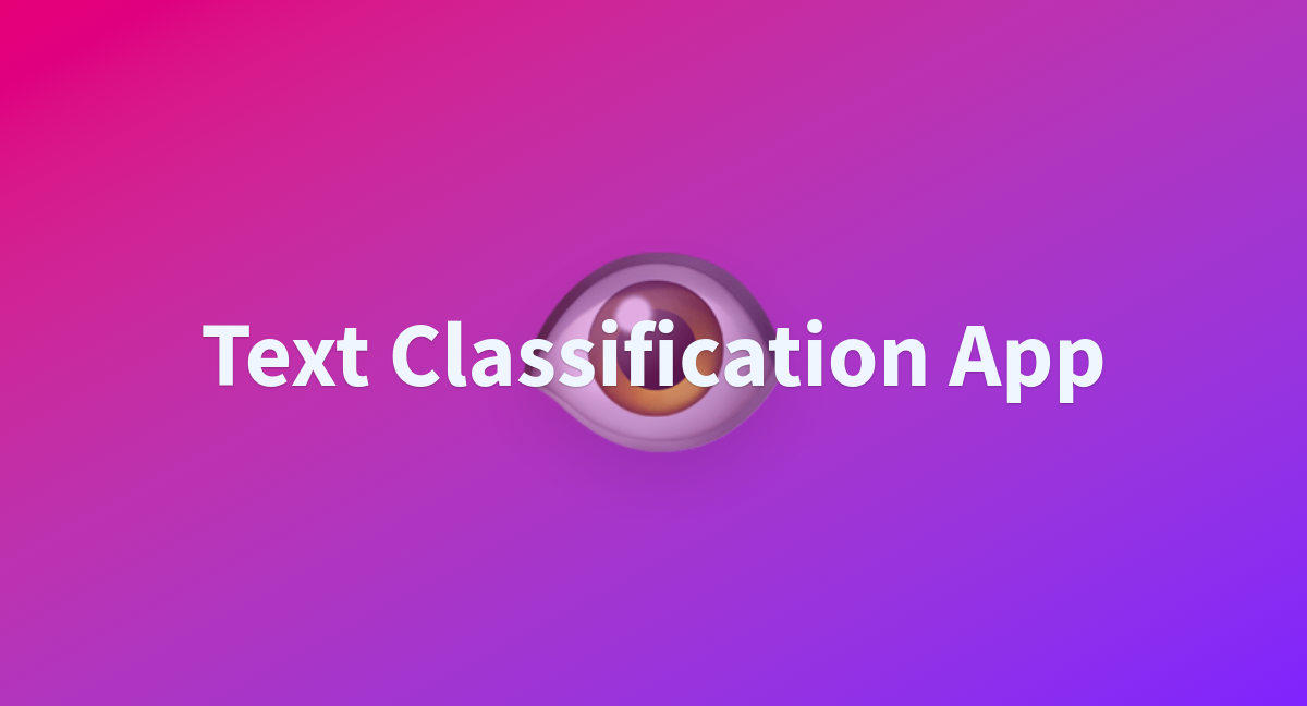 Text Classification App A Hugging Face Space By Joeng2004
