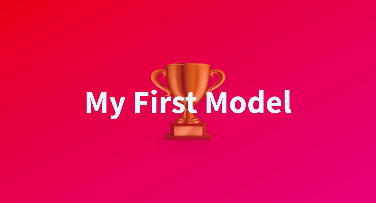 My First Model A Hugging Face Space By Jtv199