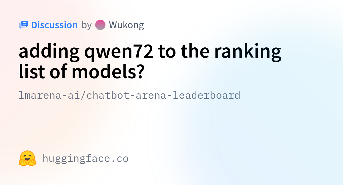 lmsys/chatbot-arena-leaderboard · adding qwen72 to the ranking list of ... lmsys/chatbot-arena-leaderboard · adding qwen72 to the ranking list of ...