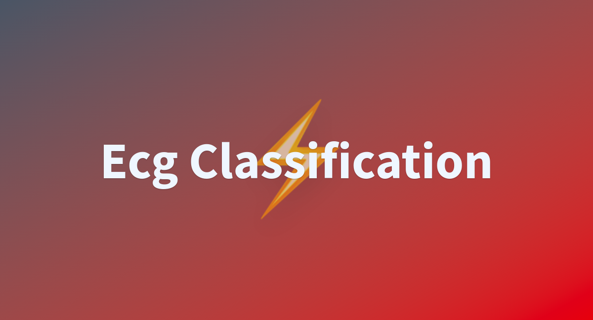 Ecg Classification - a Hugging Face Space by nabeelraza Ecg Classification - a Hugging Face Space by nabeelraza