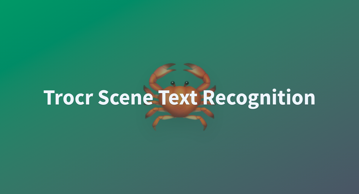Trocr Scene Text Recognition A Hugging Face Space By Nielsr