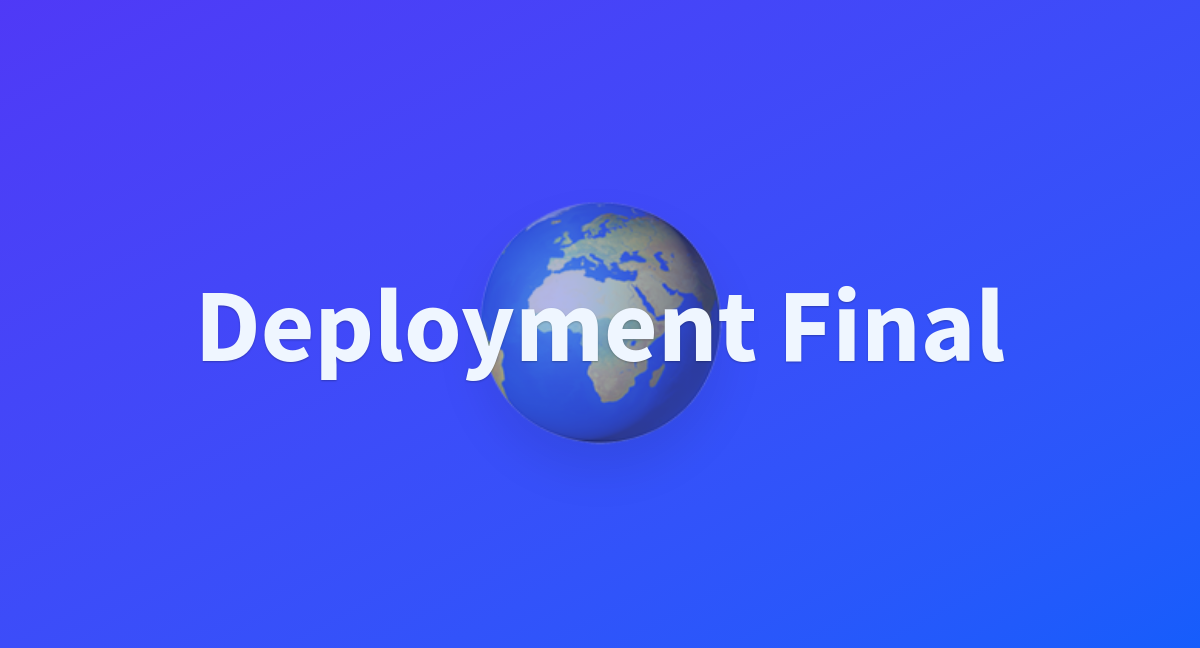 Deployment Final A Hugging Face Space By Nurulizzah