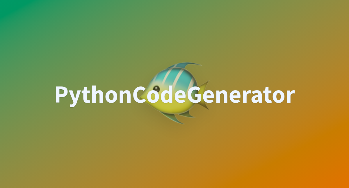 Pythoncodegenerator A Hugging Face Space By Patelankita 4960
