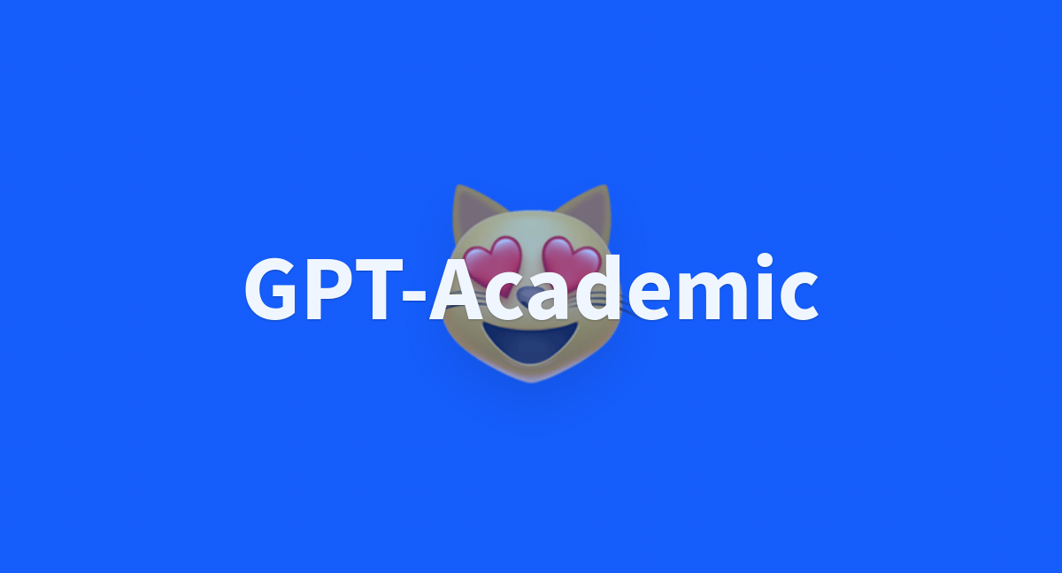 GPT-Academic - a Hugging Face Space by qingxu98 GPT-Academic - a Hugging Face Space by qingxu98