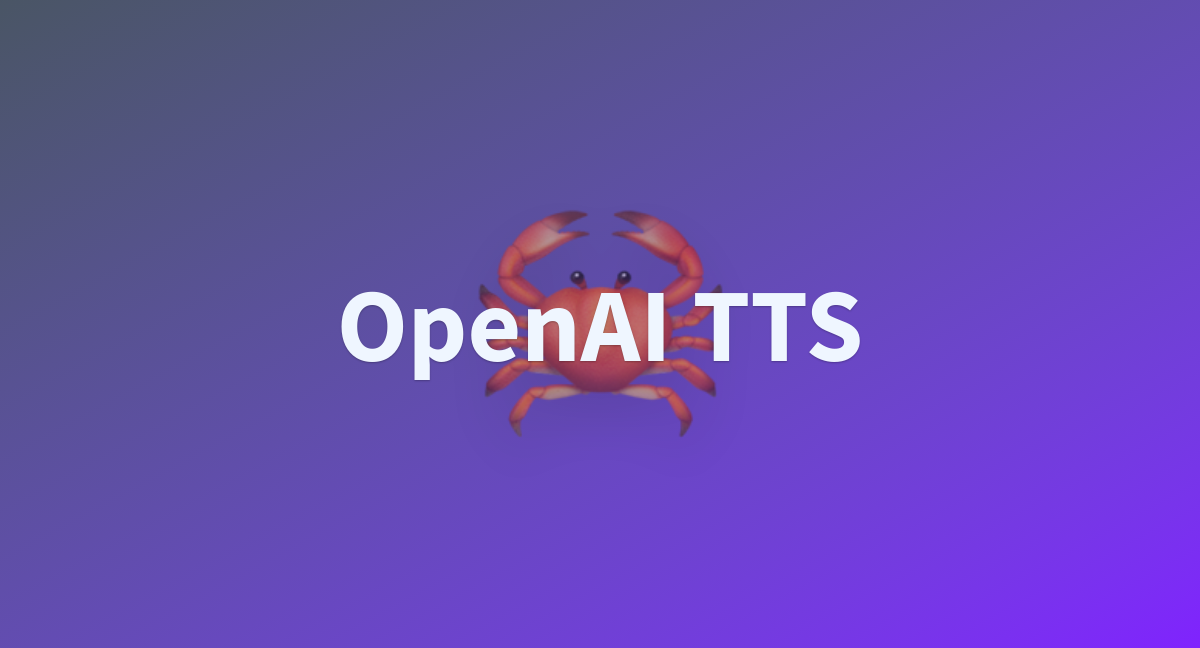 OpenAI TTS - a Hugging Face Space by rainnee OpenAI TTS - a Hugging Face Space by rainnee