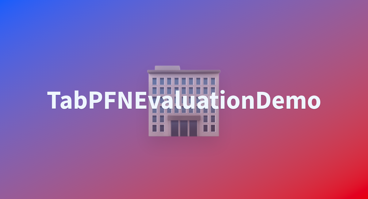TabPFN/TabularEvaluationVisualization.ipynb · samuelinferences ... TabPFN/TabularEvaluationVisualization.ipynb · samuelinferences ...