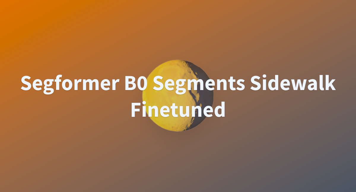 Segformer B0 Segments Sidewalk Finetuned - a Hugging Face Space by ... Segformer B0 Segments Sidewalk Finetuned - a Hugging Face Space by ...