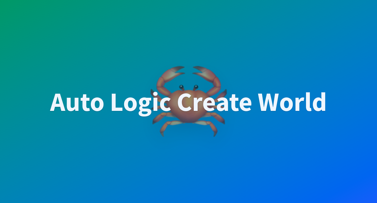Simondoebele Auto Logic Create World At Main