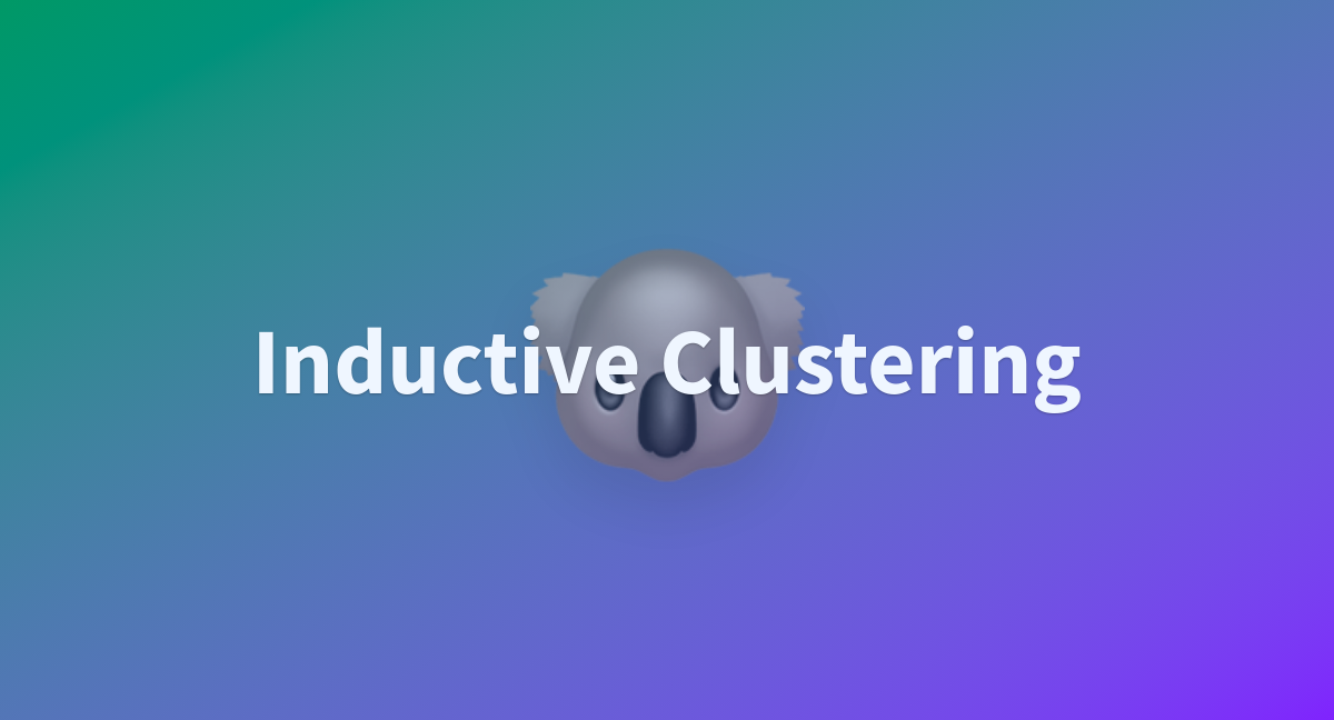 Inductive Clustering A Hugging Face Space By Sklearn Docs 5246