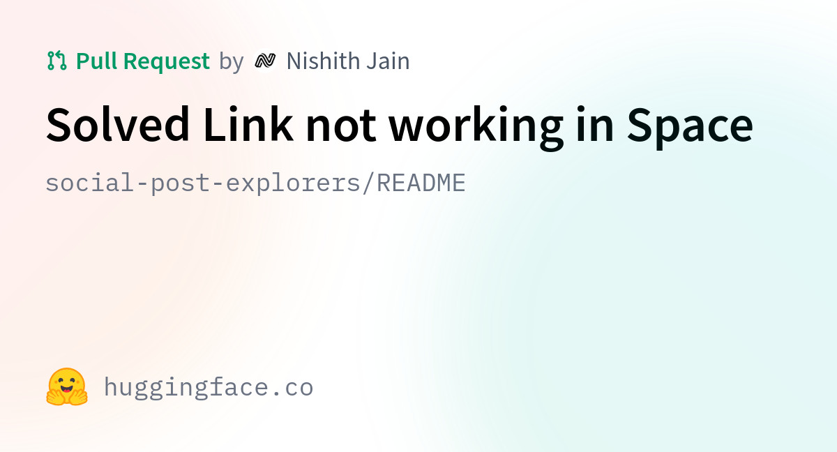 social-post-explorers/README · Solved Link not working in Space social-post-explorers/README · Solved Link not working in Space